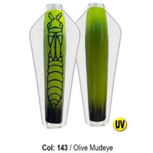Tasmanian Devil 13.5g - 143 Olive Mudeye (NEW) – Trophy Trout Lures and ...
