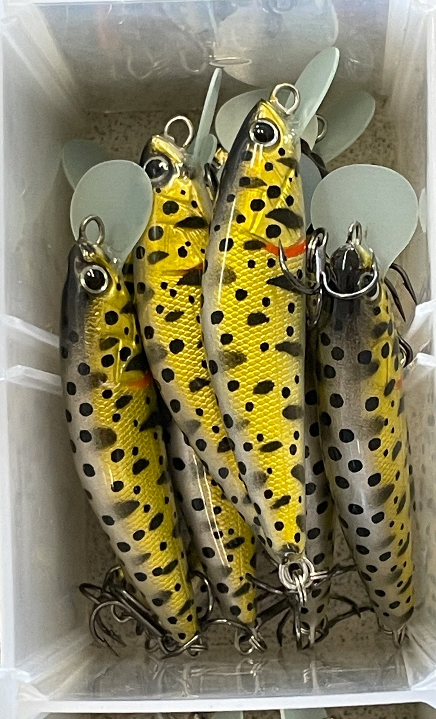 PAN Handmade Lures 60mm 6g Sinking - Gold Trout – Trophy Trout Lures ...