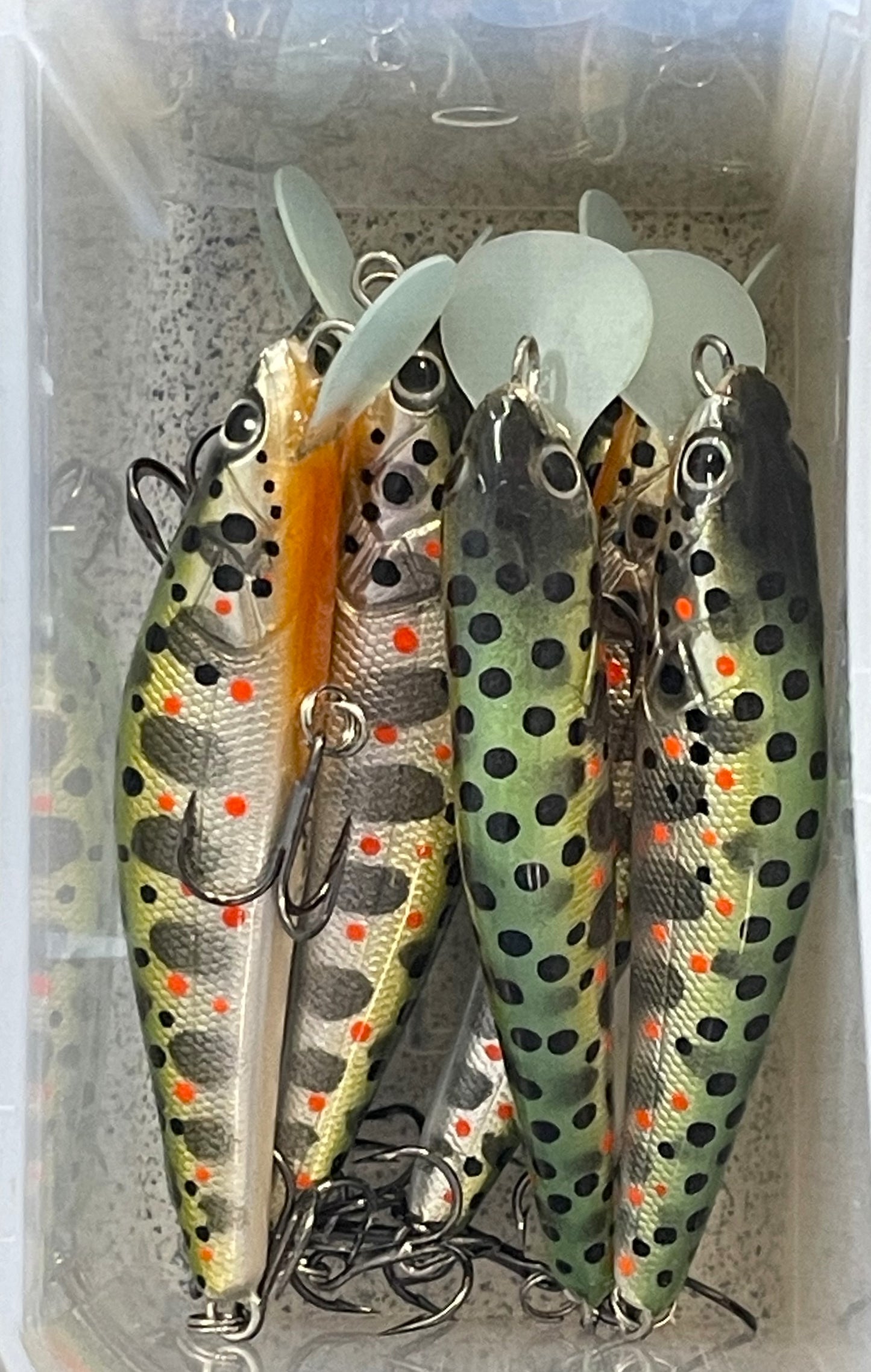 PAN Handmade Lures 72mm 8g Sinking - Salmo Trutta – Trophy Trout Lures ...
