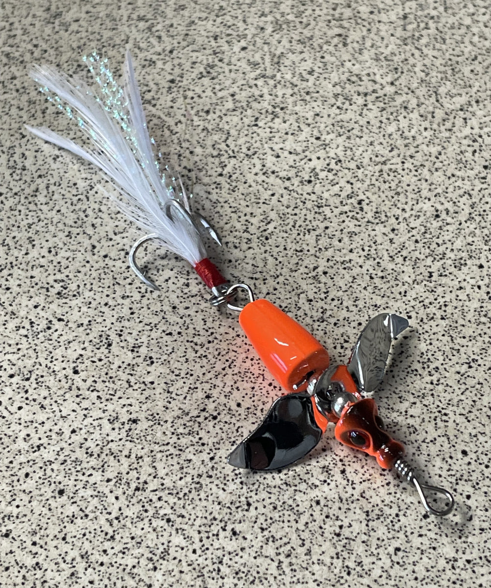 Turbine - Hot Orange – Trophy Trout Lures and Fly Fishing