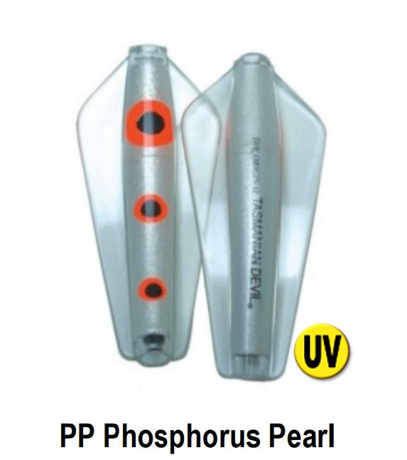Tasmanian Devil 20g Dual Depth - PP Phosphorus Pearl – Trophy Trout ...