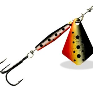 Tasmanian Devil - Devil Blade 3.8g - Spotted Dog – Trophy Trout Lures ...