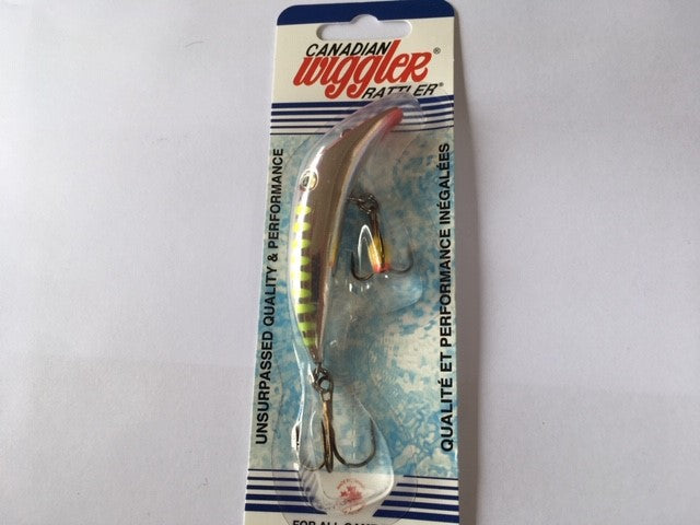 Canadian Wiggler - Flatfish Rattler (Chartreuse Shiner) – Trophy Trout ...