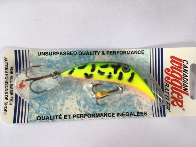 Canadian Wiggler - Flatfish Rattler (Fire Tiger) – Trophy Trout Lures ...