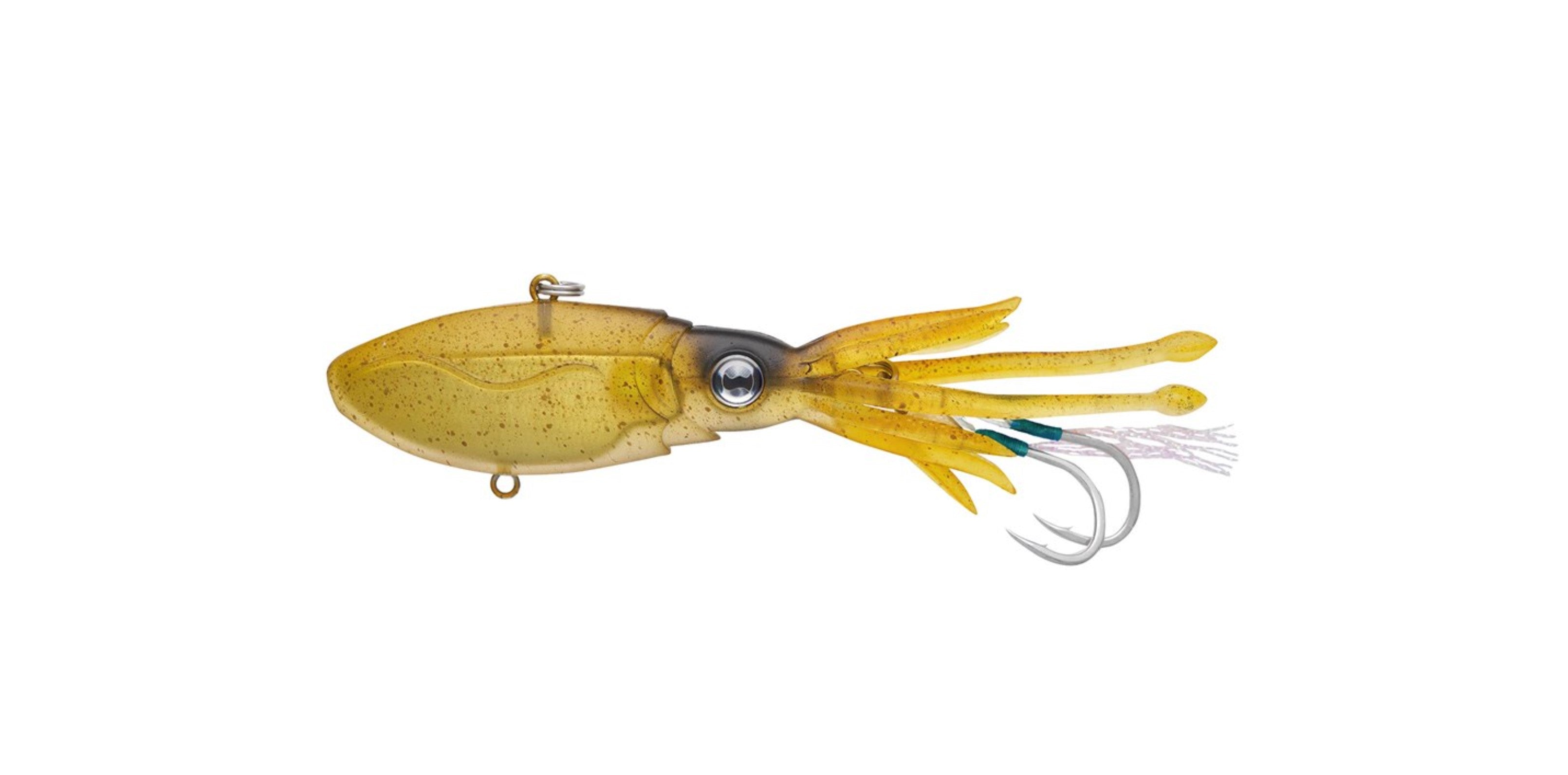 Nomad Squidtrex 95 - Green Gold Gizzy – Trophy Trout Lures and Fly Fishing