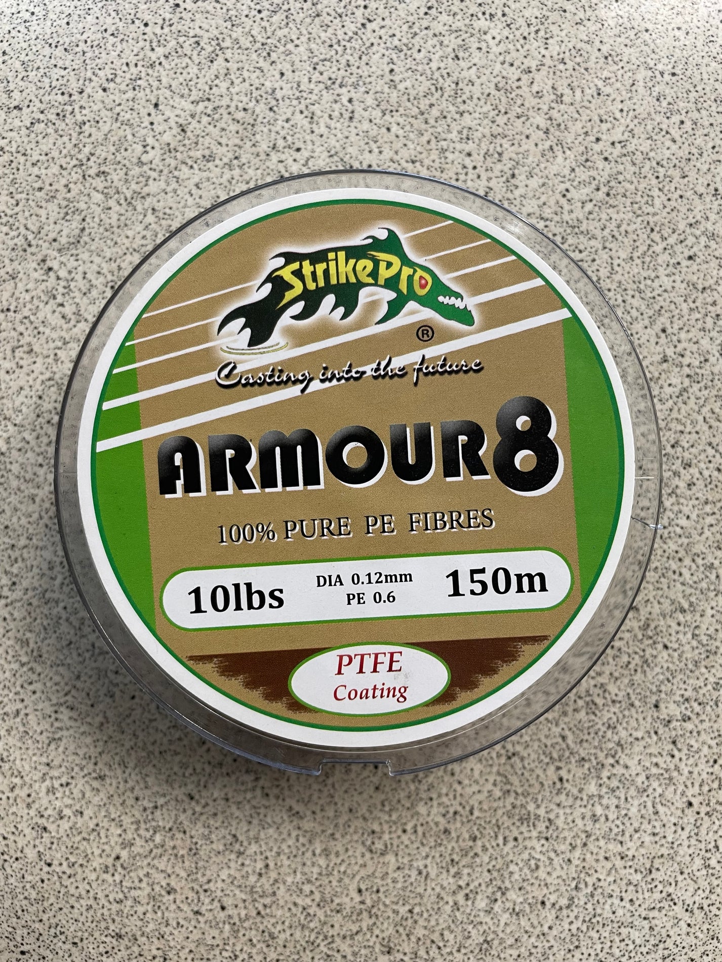 Strike Pro Armour 8 PE Braid - 10lb 150m (Grey) – Trophy Trout Lures ...