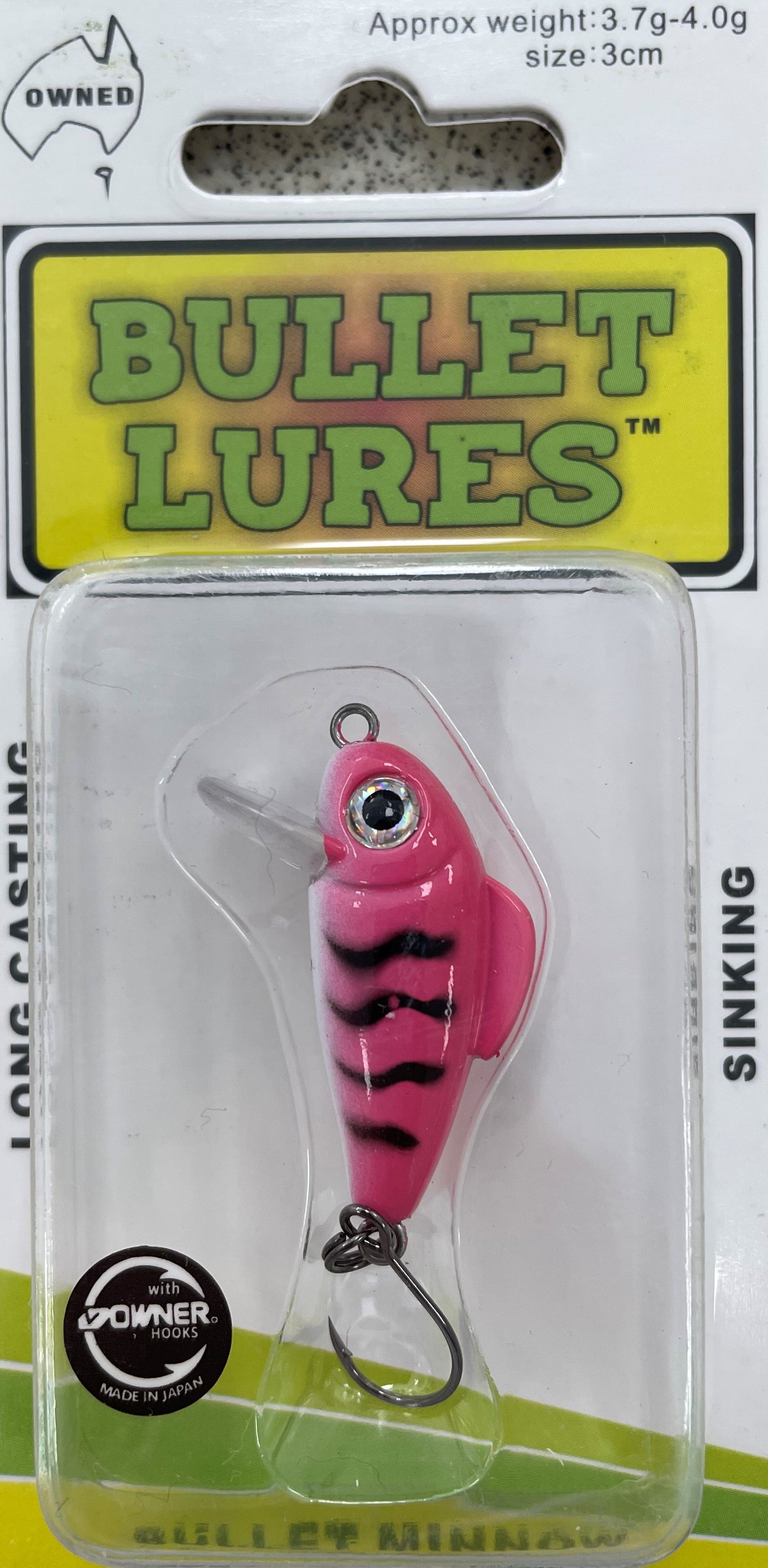 Bullet Lures - Bullet Minnow (Pink Tiger) – Trophy Trout Lures and Fly ...