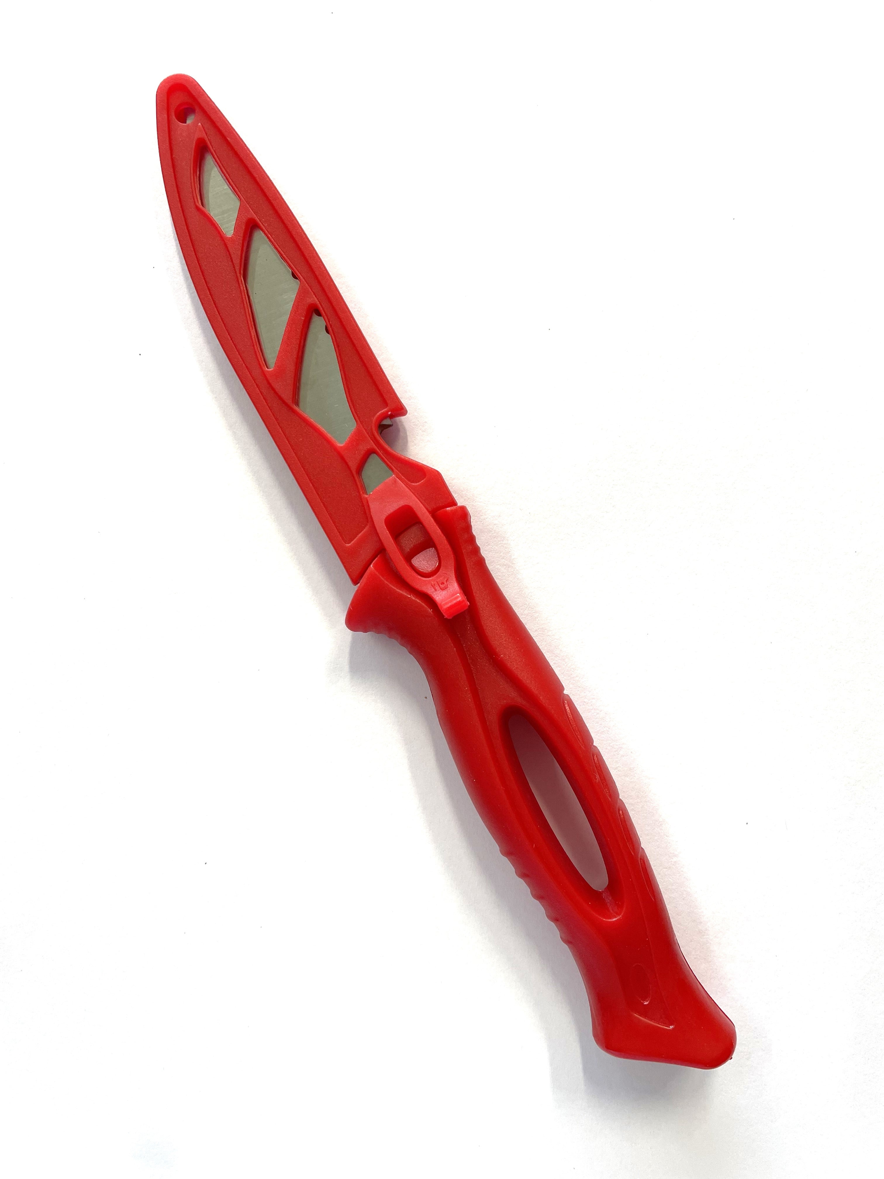 Bait Knife 4" - Red – Trophy Trout Lures and Fly Fishing